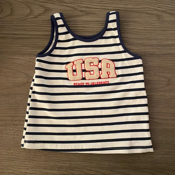 Zara | Shirts & Tops | Zara Girls Striped Tank | Poshmark